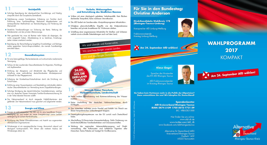 Programme der AfD (zum Download als pdf) - AfD Rheingau-Taunus