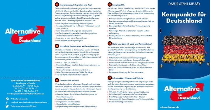 Programme der AfD (zum Download als pdf) - AfD Rheingau-Taunus